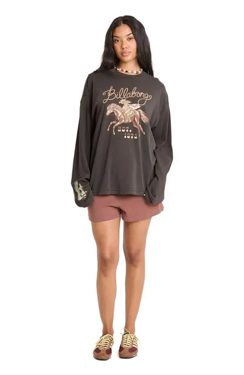 BILLABONG Familiar Roads Long Sleeve Graphic Tee