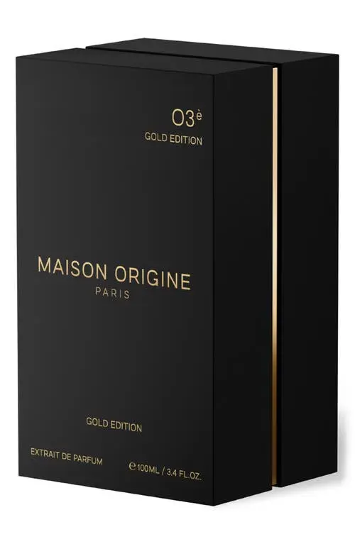 MAISON ORIGINE PARIS O3è Extrait De Parfumgold Edition
