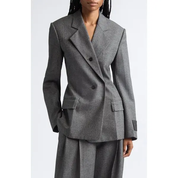 Alexander Wang Button Lapel Oversized Blazer