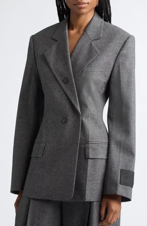 Alexander Wang Button Lapel Oversized Blazer