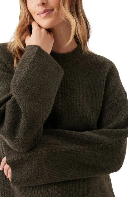 RIPE MATERNITY Starci Cable Long Sleeve Matertnity Sweater