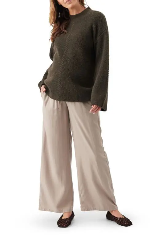 RIPE MATERNITY Starci Cable Long Sleeve Matertnity Sweater