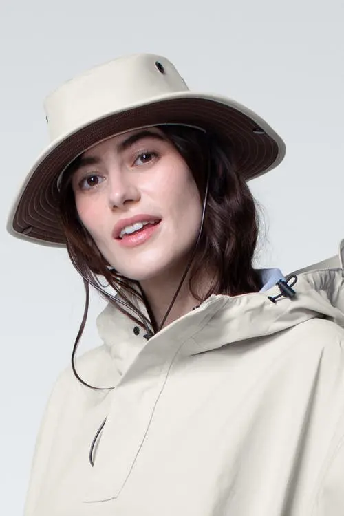 WEATHERMAN Trek All-weather Hat - Bone/chocolate