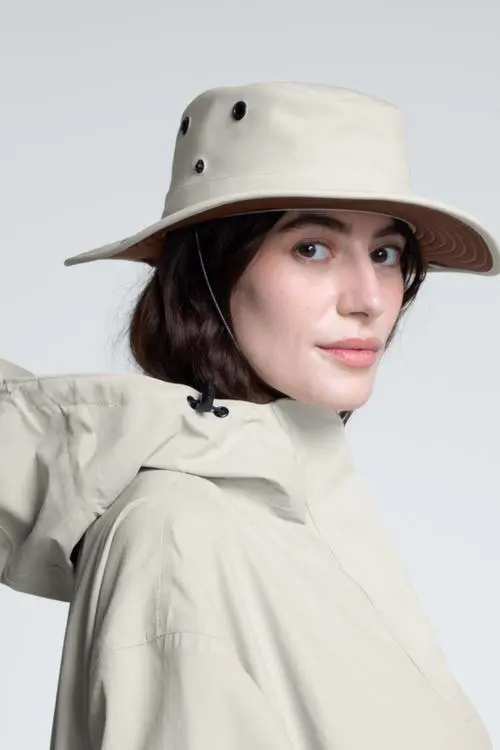 WEATHERMAN Trek All-weather Hat - Bone/chocolate