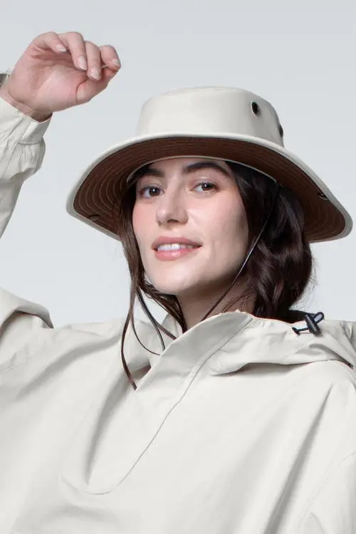 WEATHERMAN Trek All-weather Hat - Bone/chocolate
