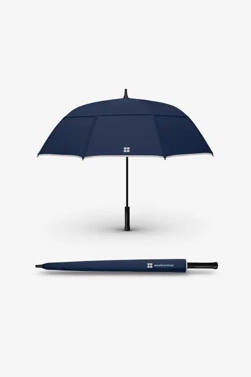 WEATHERMAN Walk Umbrella - Navy