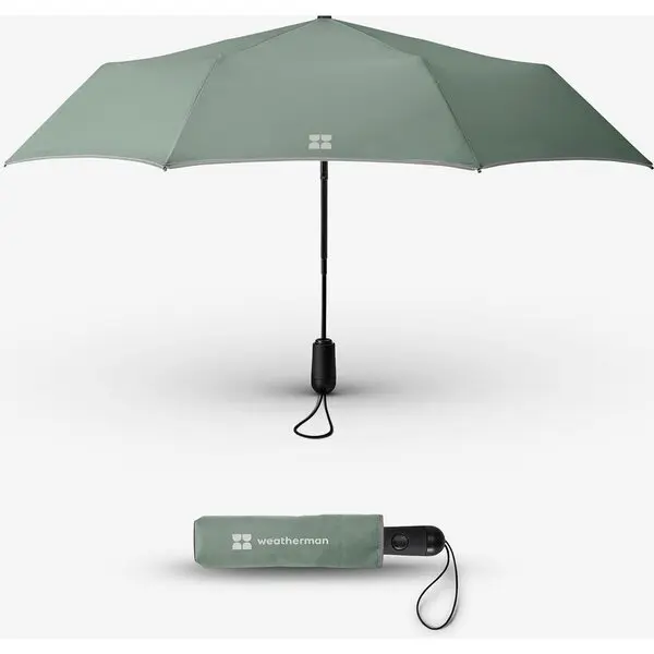 WEATHERMAN Compact Travel Umbrella - Sage