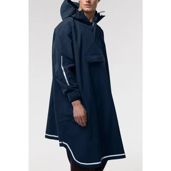 WEATHERMAN Stride Pullover Poncho - Navy