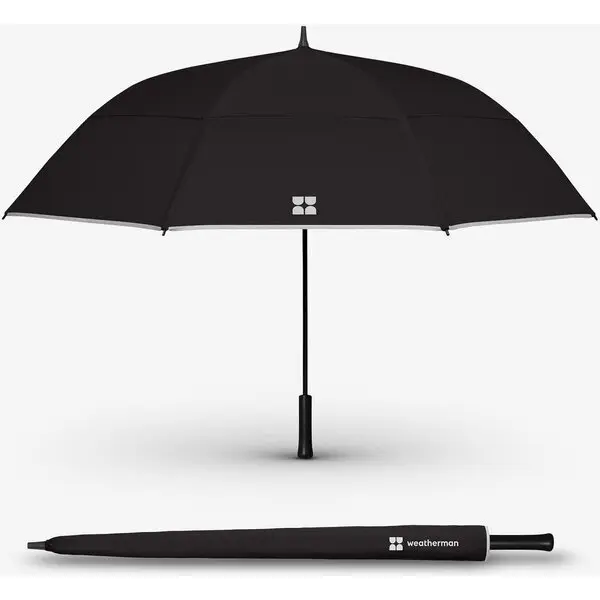 WEATHERMAN Golf Umbrella - Black