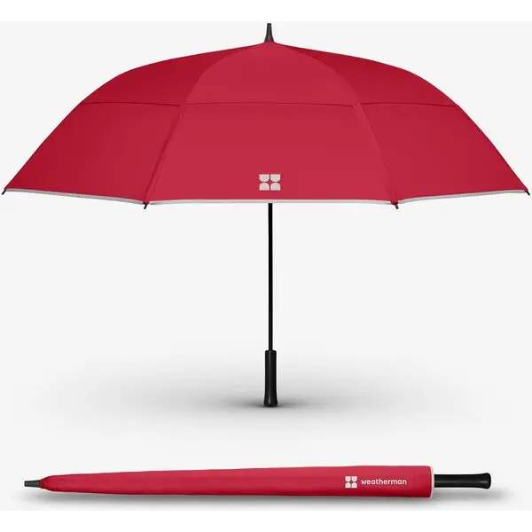 WEATHERMAN Golf Umbrella - Red