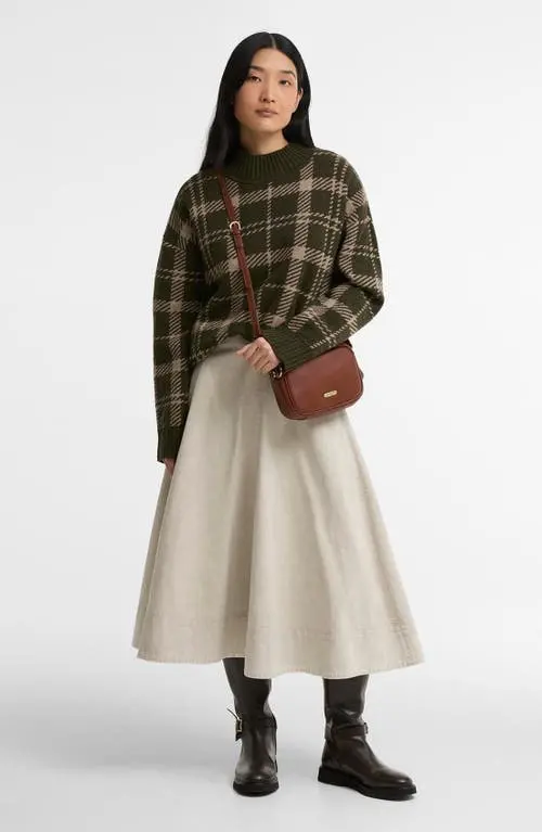 Barbour Daphne Mini Leather Crossbody Bag - Brown