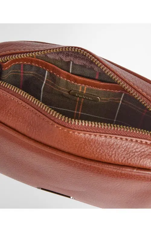 Barbour Daphne Mini Leather Crossbody Bag - Brown