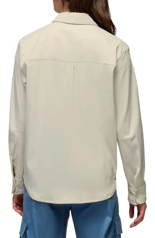 Prana Stretch Zion Long Sleeve Performance Shirt - Beach Pebble