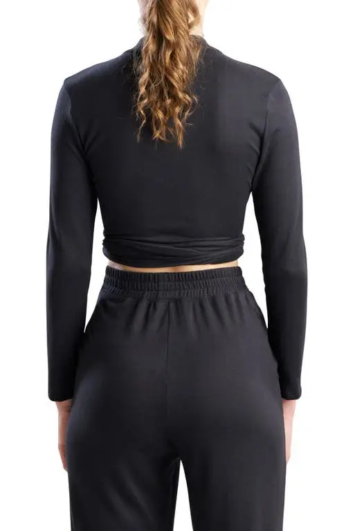 Natori Cozy Essentials Wrap Top