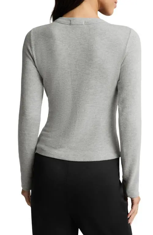 Beyond Yoga Luxelayer Fitted Cardigan - Heather Gray