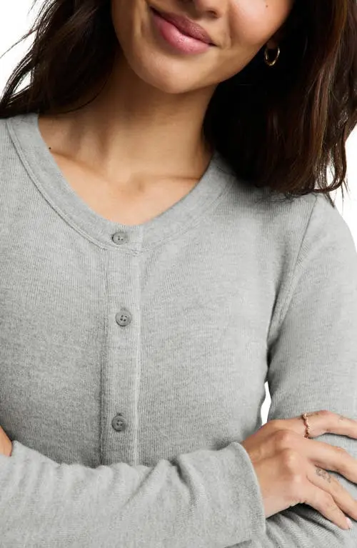 Beyond Yoga Luxelayer Fitted Cardigan - Heather Gray