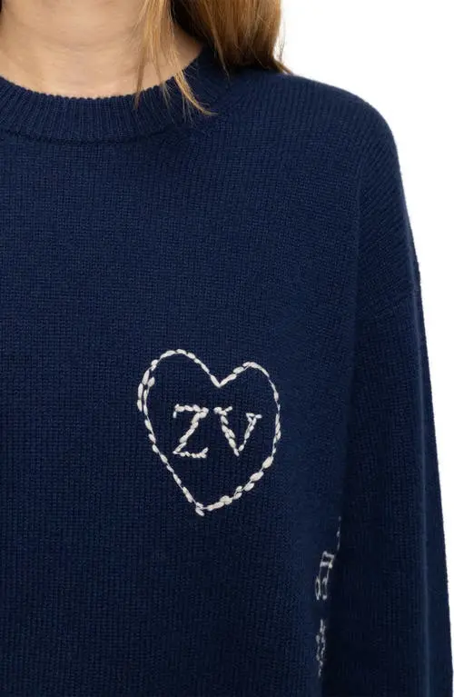 Zadig&Voltaire Markuz Cashmere Crewneck Sweater