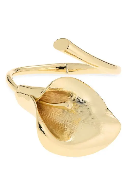 Carolina Herrera Calla Lily Bracelet - Gold