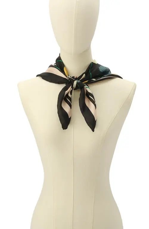 Kate Spade New York Poppy Garden Silk Square Scarf