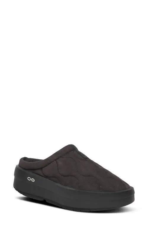OOFOS Oomega Posh Mule - Black