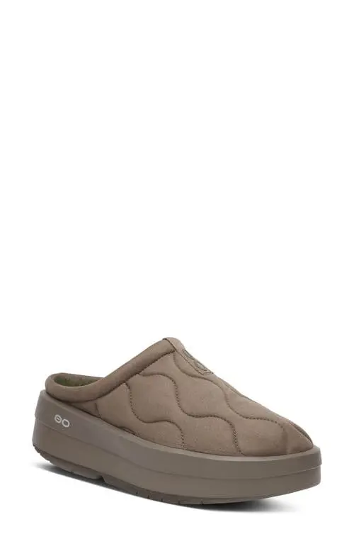 OOFOS Oomega Posh Mule - Truffle