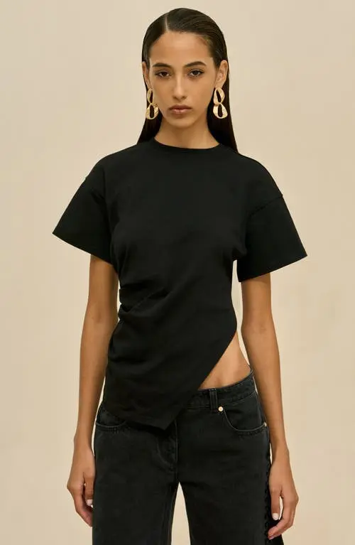 Cult Gaia Cata Asymmetrical T-shirt