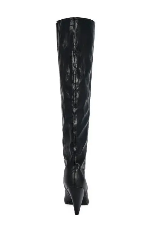 AZALEA WANG Rembrandt Pointed Toe Knee High Boot