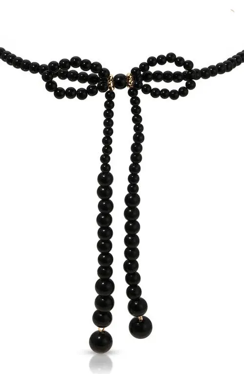Ettika Beaded Bow Necklace