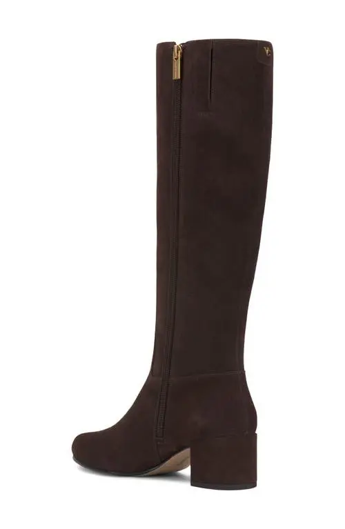Vince Camuto Pazzla Leather Knee High Boot - Brownie
