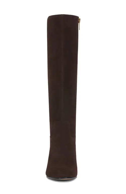 Vince Camuto Pazzla Leather Knee High Boot - Brownie