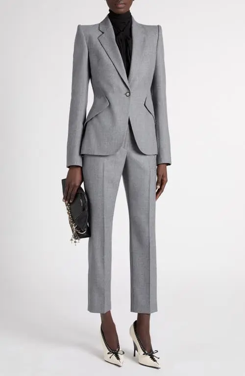 Alexander McQueen Single Button Wool Jacket