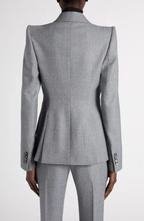 Alexander McQueen Single Button Wool Jacket
