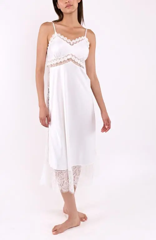 Flora Nikrooz Skyler Stretch Satin Nightgown