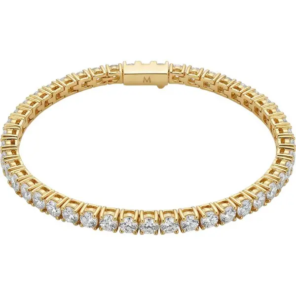 THE M JEWELERS Medium Essential Tennis Bracelet - Gold
