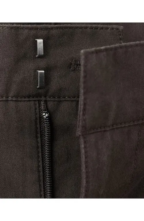 Mango Mid Rise Balloon Twill Pants - Chocolate