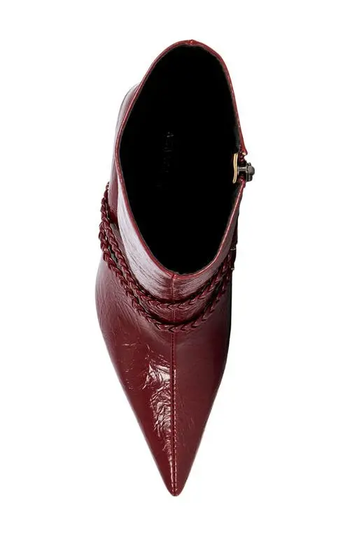 AZALEA WANG Jacques Pointed Toe Wedge Bootie