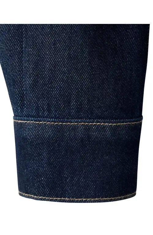 Mango Button-up Denim Shirt