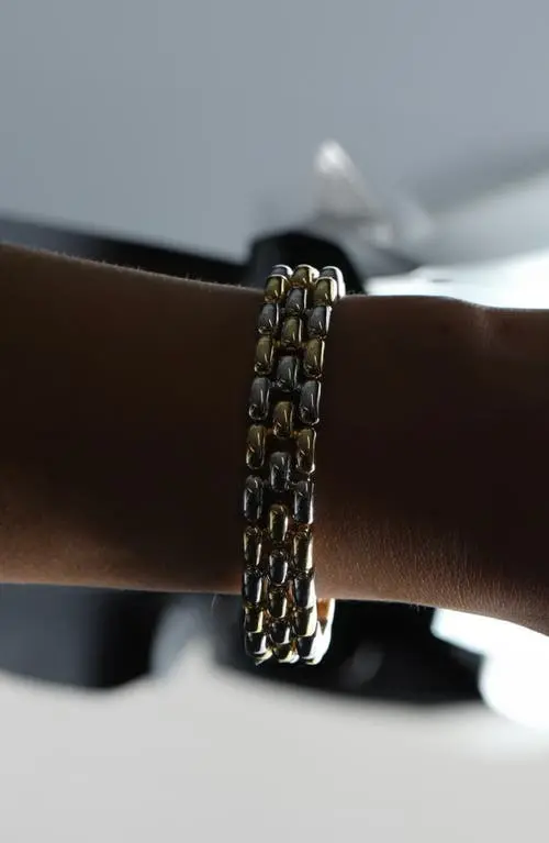THE M JEWELERS The Lili Two Tone Slip Bracelet