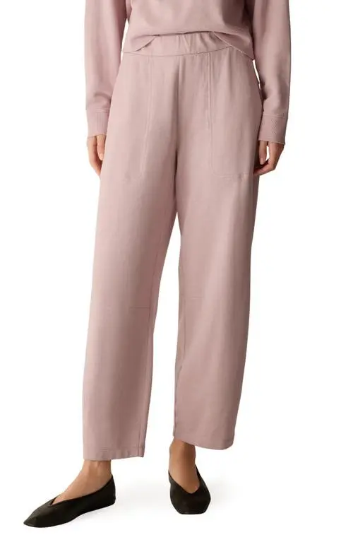 Eileen Fisher Organic Cotton Ankle Arch Pants - Opal