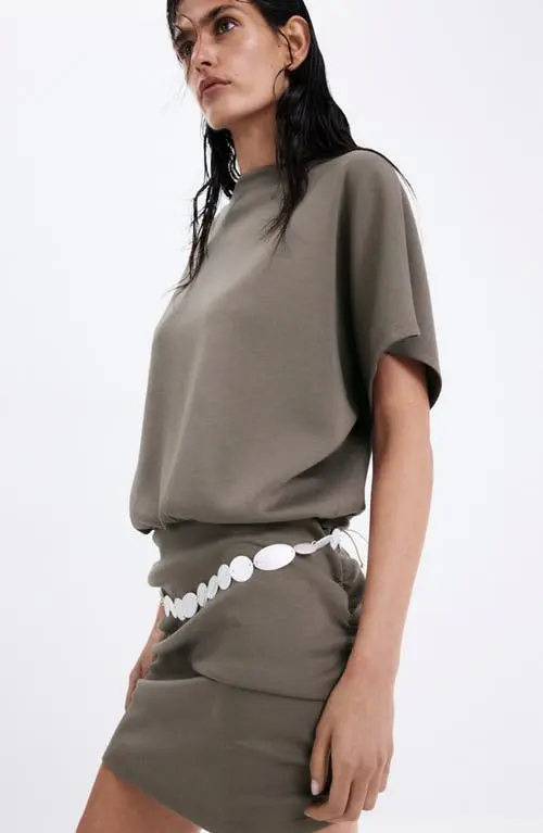 Mango Drop Waist Minidress