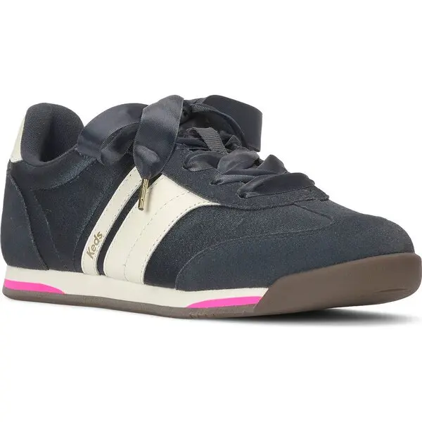 Keds® Revival Satin Sneaker - Dark Grey