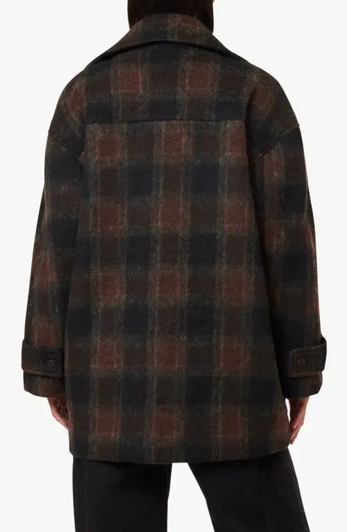 Habitual Oversized Plaid Coat