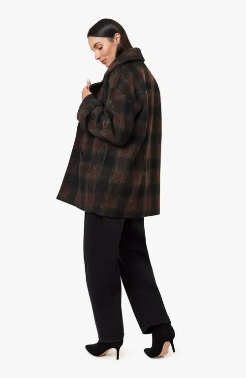 Habitual Oversized Plaid Coat
