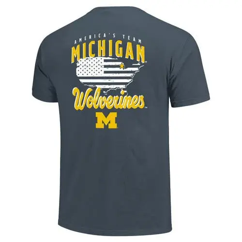 IMAGE ONE Michigan Wolverines America's Team T-shirt