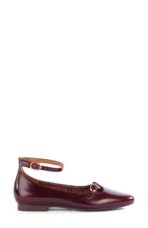 Seychelles Call Me Anytime Leather Flat - Wine