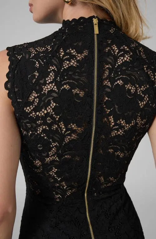 MARCIANO Michelle Sleeveless Lace Midi Dress