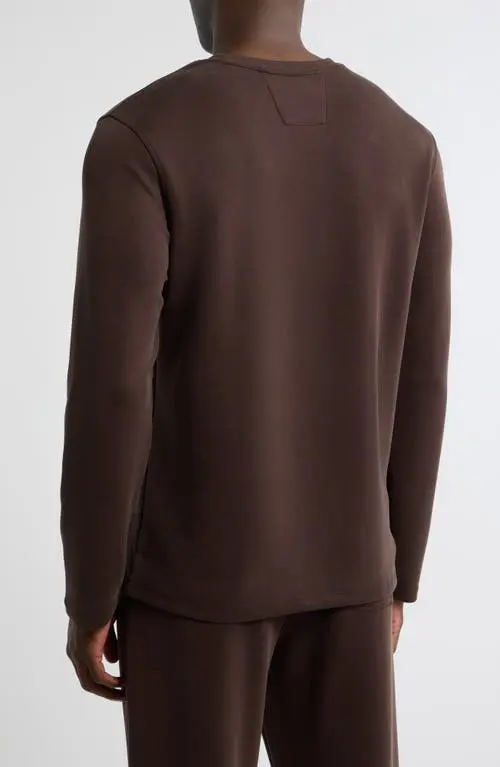 Daniel Buchler Soft Long Sleeve Pullover - Hickory
