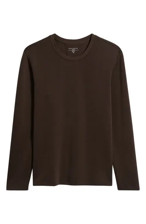 Daniel Buchler Soft Long Sleeve Pullover - Hickory