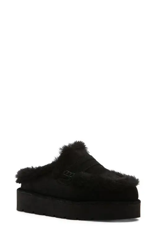 275 CENTRAL Siria Penny Loafer Slipper - Black
