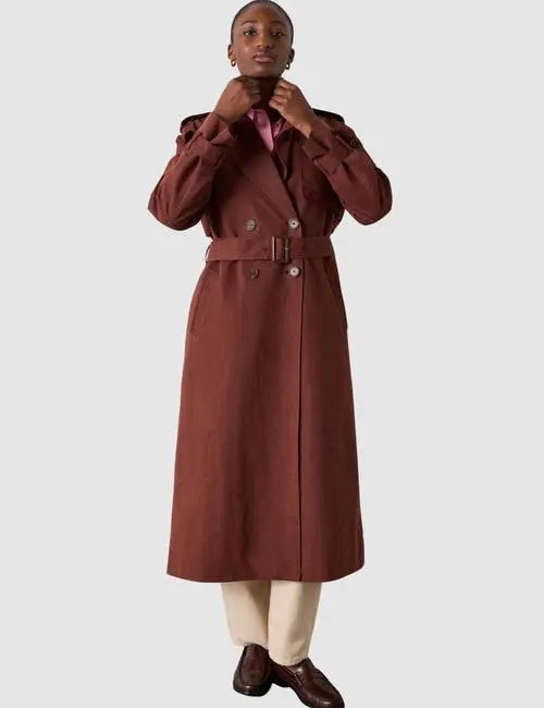 Whistles Valentina Trench Coat - Brown